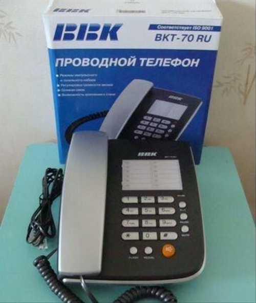 Проводной телефон BBK (новый)