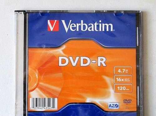 DVD диски чистые Verbatim