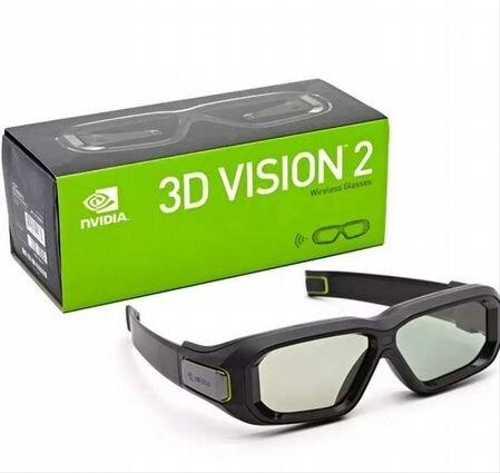Очки активные Nvidia 3d vision 2 (новые)