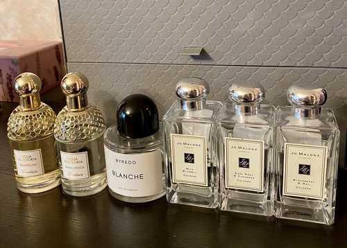 Распив любимого парфюма. Jo Malone, Byredo, Guerli