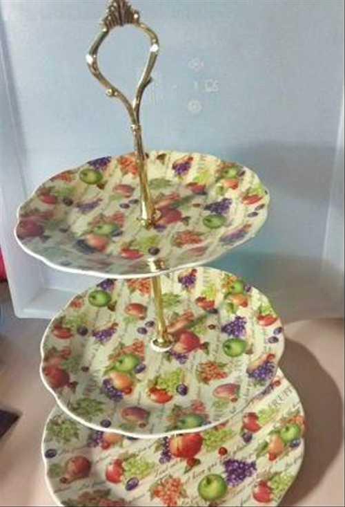 Блюдо 3 яруса