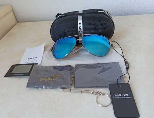 Мужские солнцезащитные очки barcur авиатор