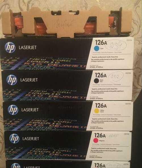 Оригинальный картридж лазерный HP 126A