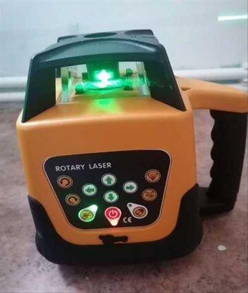 Новый ротационный лазерный невелир зелёный луч