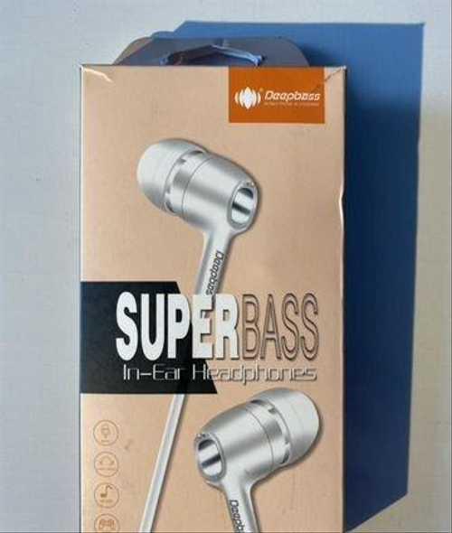 Наушники стереогарнитура Deepbass D150 новые