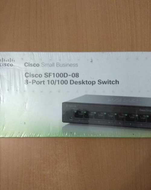 Коммутатор Cisco SB SF110D-08HP-EU