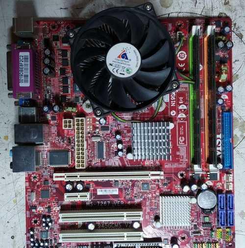 Комплект Материнская плата LGA775 Процессор Память
