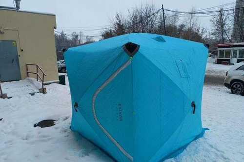 Зимняя палатка куб трёхслойная 2,4*2,4*2,5м