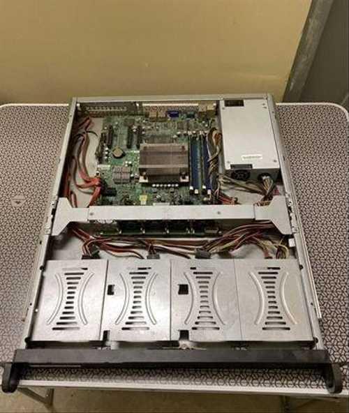 Сервер Supermicro X9SCL + Xeon E3-1220 V2 + 4gb