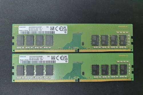 Озу DDR4 16Gb (2x8Gb) 2933 Samsung
