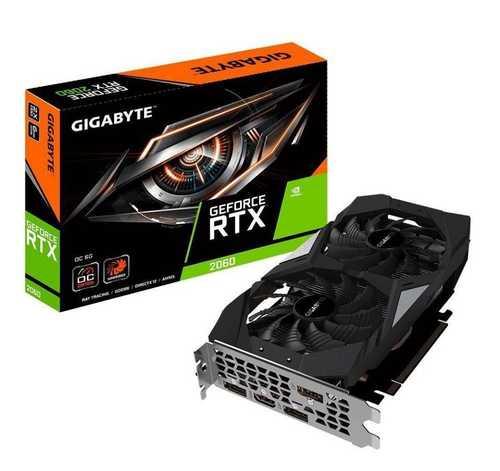 Видеокарта Gigabyte RTX 2060 OC 6G GV-N2060OC-6GD
