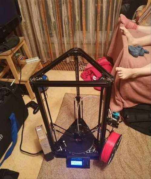 3d принтер anycubic kossel linear plus