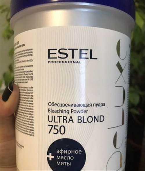 Обесцвечивающая пудра Estel Ultra blond+оксигент E