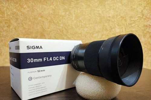 Объектив Sigma 30mm f1.4 Sony e