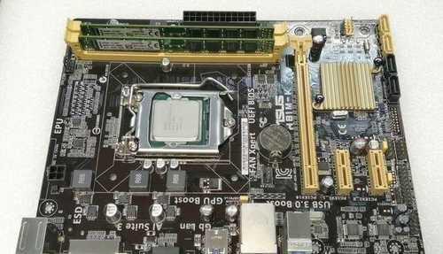 Комплект m/b+CPU+RAM+HDD