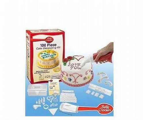 Набор для декорации торта 100 piece cake decoration kit