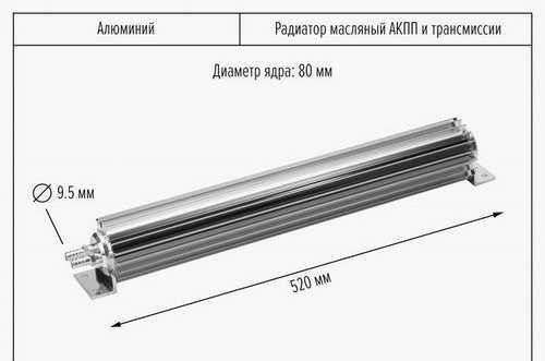 Рaдиатор масляный aкпп и трансмиcсии