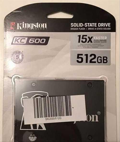 SSD диски Kingston KC600 512GB