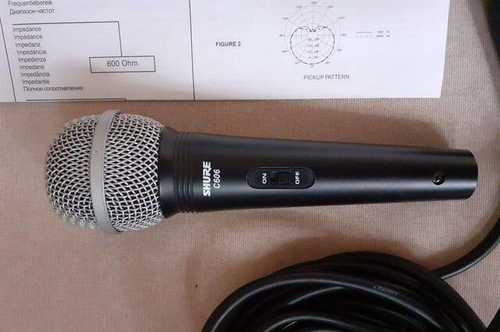 Микрофон shure C606