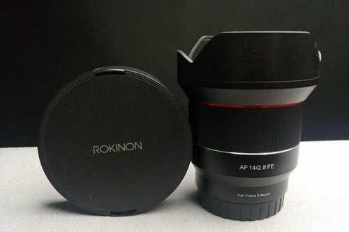 Rokinon (Samyang) AF 14MM F2.8FE E-mount