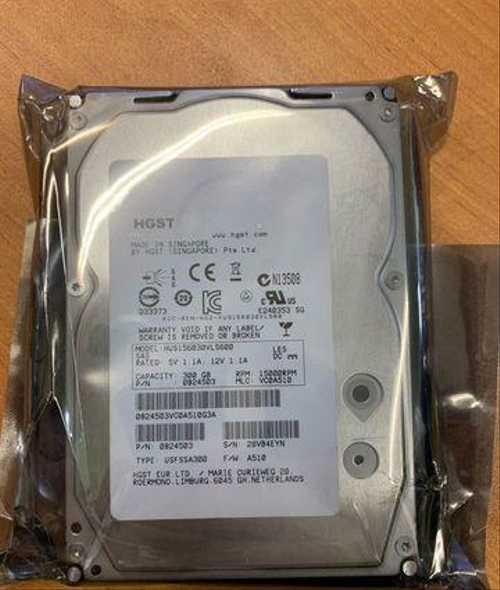 Жёсткий диск hgst HUS156030VLS600 / 0B24503