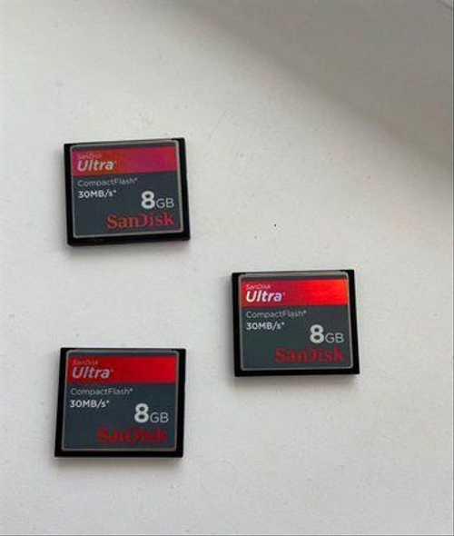 Флешки на Nikon compact flash 8gb sandisk