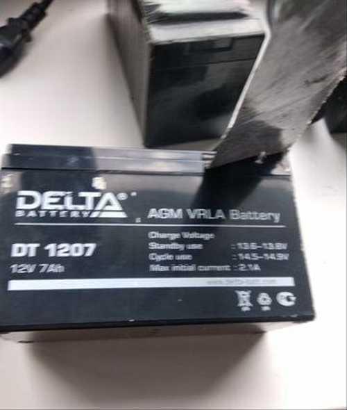 Аккумулятор Delta DT1207