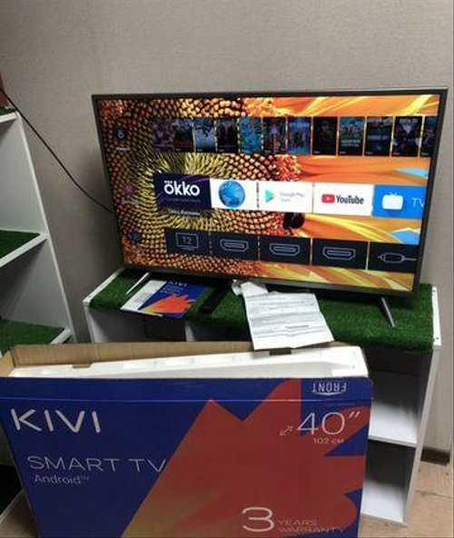 Телевизор 55 kivi 55u710kb uhd 4k smart tv google android tv 9 hdr голосовое управление