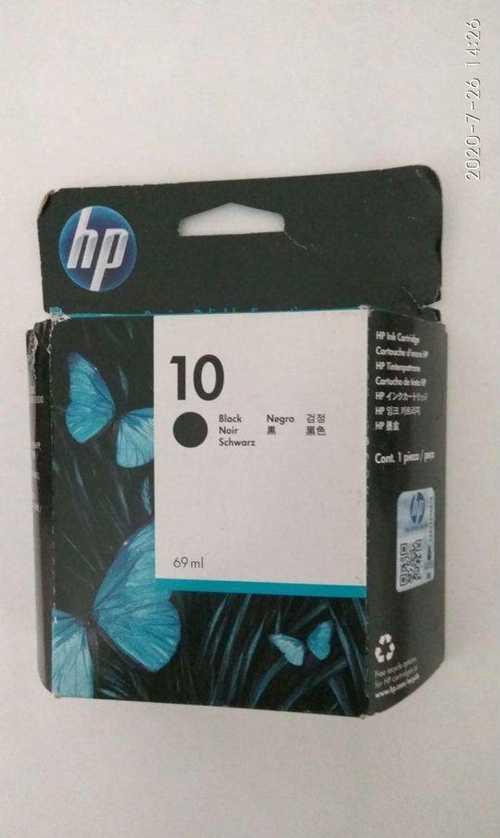 Оригинальный картридж HP 10 C4844A, черный