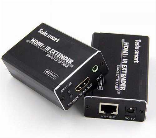 TeslaSmart Удлинитель 60M hdmi Extender w/ IR