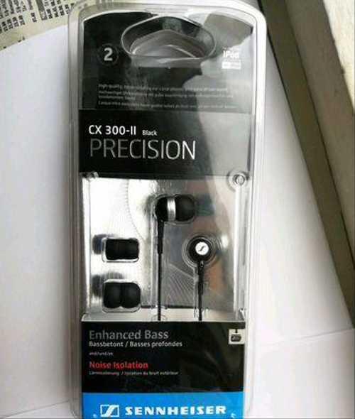 Sennheiser cx 300 black. Precision Black.