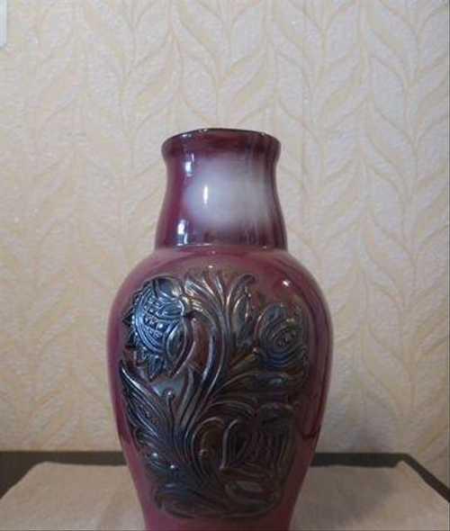 Большая керамическая ваза для цветов