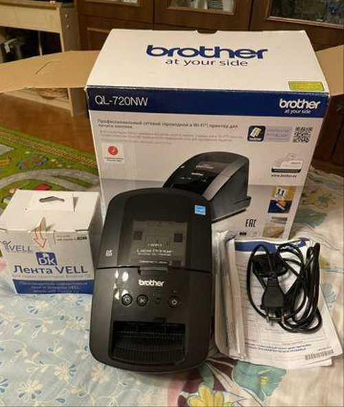 Принтер доя этикеток brother ql 720nw