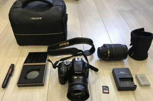 Зеркальный фотоаппарт Nikon D340