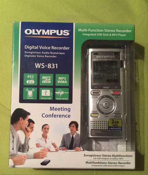 Диктофон olympus WS-831