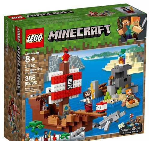 Lego Minecraft Лего 21152 На пиратском корабле