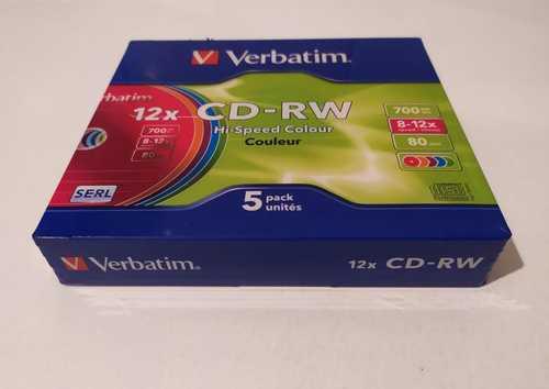 Диски Verbatim CD-RW. Новые