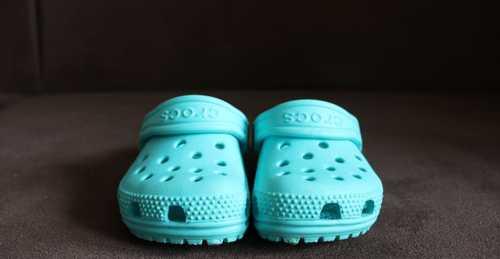 Сабо Crocs С5, бирюзовые