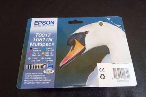 Набор картриджей epson T0817 multipack