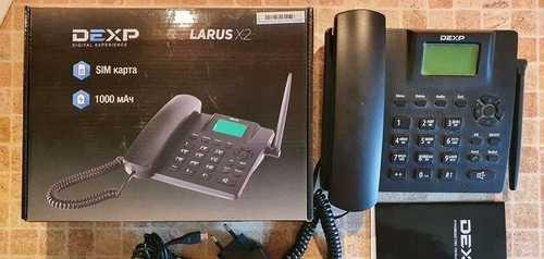 Dexp Larus X2 стационарный сотовый телефон