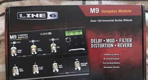 Гитарный процессор line 6 M9 stompbox modeler