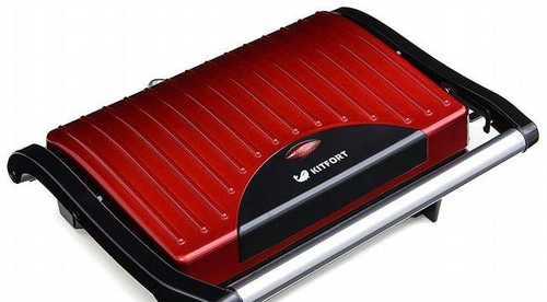 Сэндвичница Kitfort кт-1609 Panini Maker, красный
