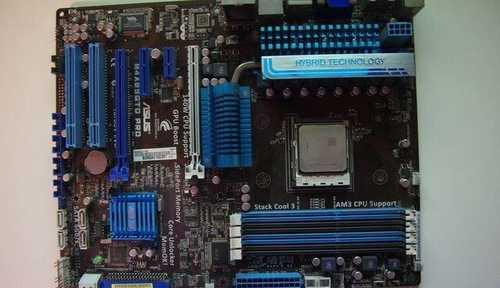 Процессор AMD HDT90zfbk6DGR + Плата m4a89gtd pro