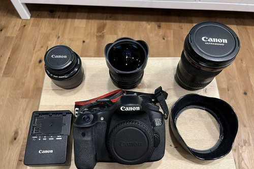 Зеркальный фотоаппарат Canon 60d