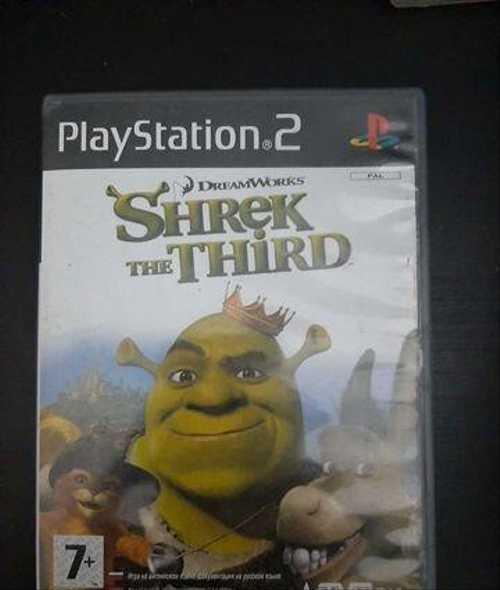 Лицензионная игра на PS2 Shrek the third