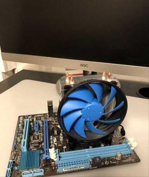 I3-2120+8Gb DDR3+asus H61M-C+deepcool gammax 200T