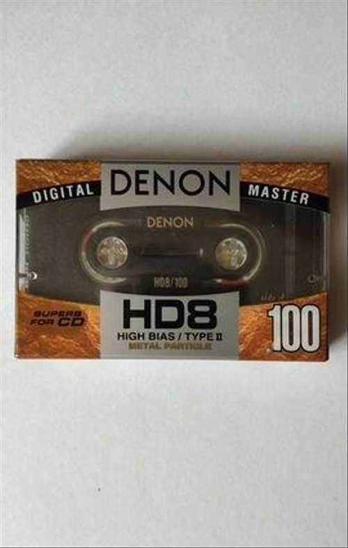 Аудиокассета новая denon HD8 100 metal