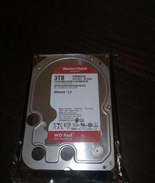 Жесткий диск Western Digital WD Red 3TB 5400rpm 25