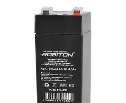 Аккумулятор robiton vrla4-4.5