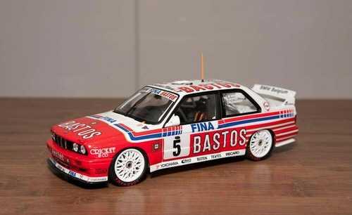 BMW E30 M3 №5 1/18minichamps (dealer edition)